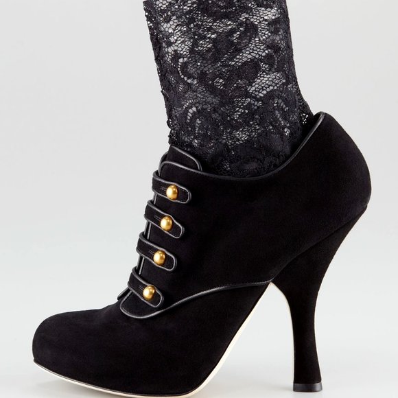 Dolce & Gabbana | Shoes | Nib 867 Dolcegabbana Luxury Mary Jane Boots ...
